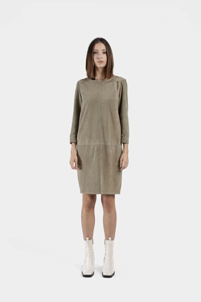 Robe chasuble confort en daim chèvre velours - Parma - 29thOctober